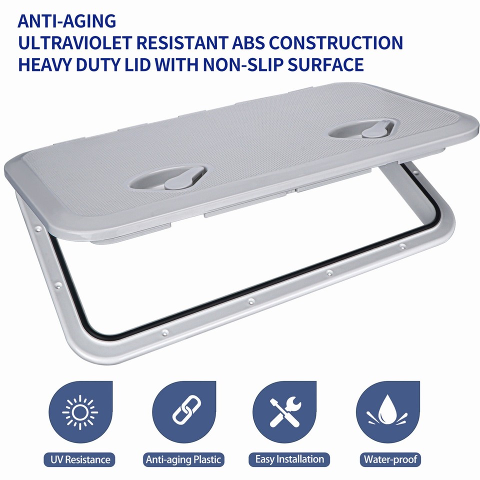 Boat Hatch White -Black 4" 6" 8" Round Inspection Hatch & Boat Hatch ...