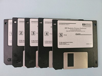 HP DeskJet 690C Installation CDs Series Windows PC 3.5" floppy disks | eBay