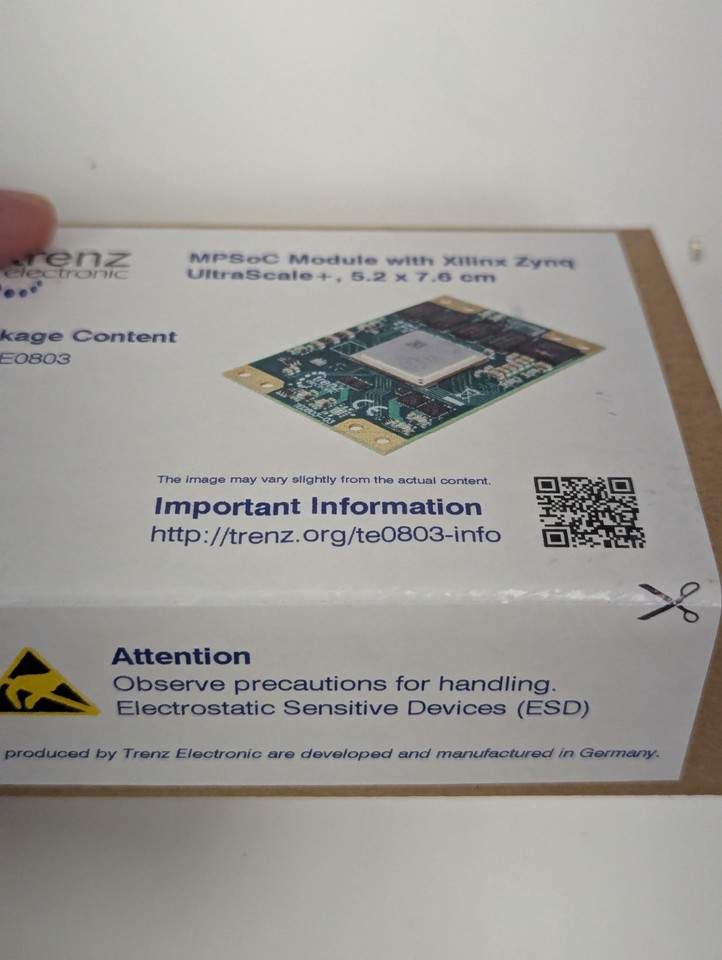 Trenz MPSoC Module with AMD Zynq UltraScale+ ZU4CG-1E, 2 GByte DDR4 | eBay