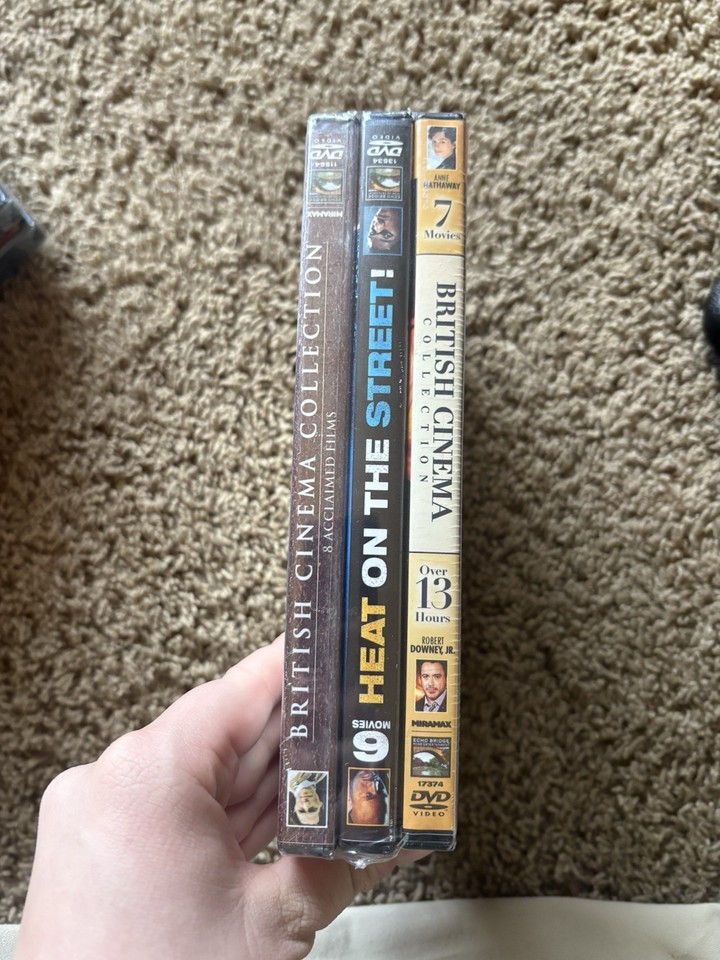 British Cinema Collection 3-Pack DVD Set-Miramax Anne Hathaway-24 ...