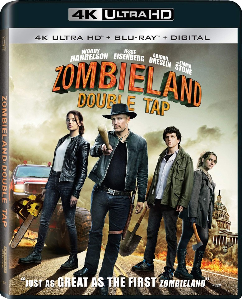 Zombieland: Double Tap 4K (4K UHD Blu-ray) Woody Harrelson Jesse ...