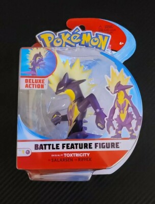 POKEMON TOXTRICITY BATTLE FEATURE FIGURE Wicked Cool Toys Deluxe Action ...