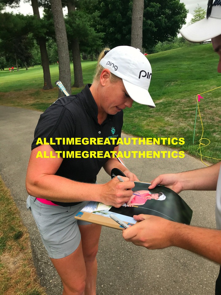 LPGA GOLFER JACQUI CONCOLINO HAND SIGNED 8x10 PHOTO w/COA PROOF WOMEN'S ...