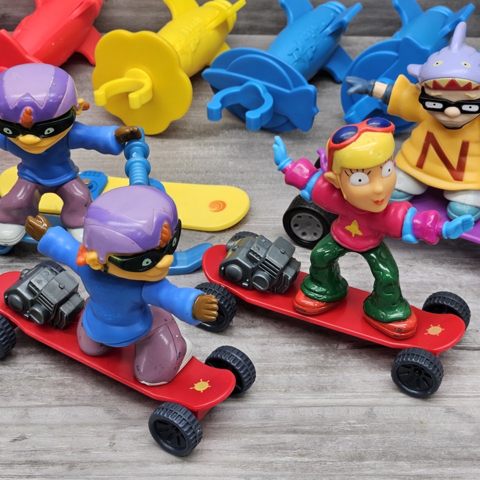 Rocket Power Burger King Toys 2002 Nickelodeon Otto Reggie Sam Lot | eBay