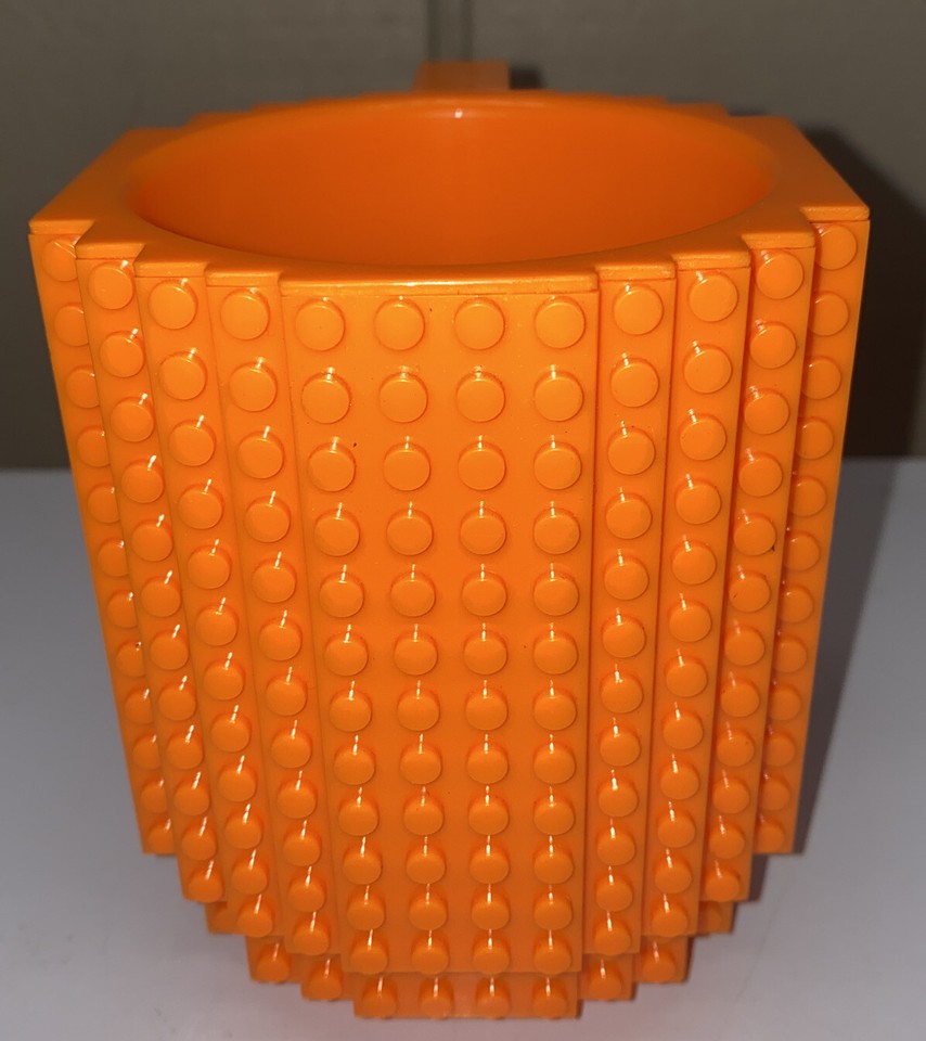 Orange Build On Brick Coffee Mug Cup 12 oz Compatible Major Building ...