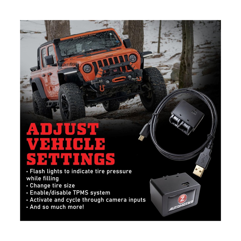 Z Automotive Tazer JL JT Lite Programmer | Fits 2020-2024 Jeep Wrangler ...