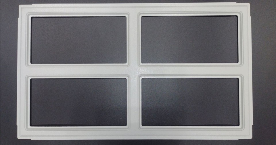 Colonial 509 Set of 8 Window Inserts/Short Panel Clopay Garage Doors ...