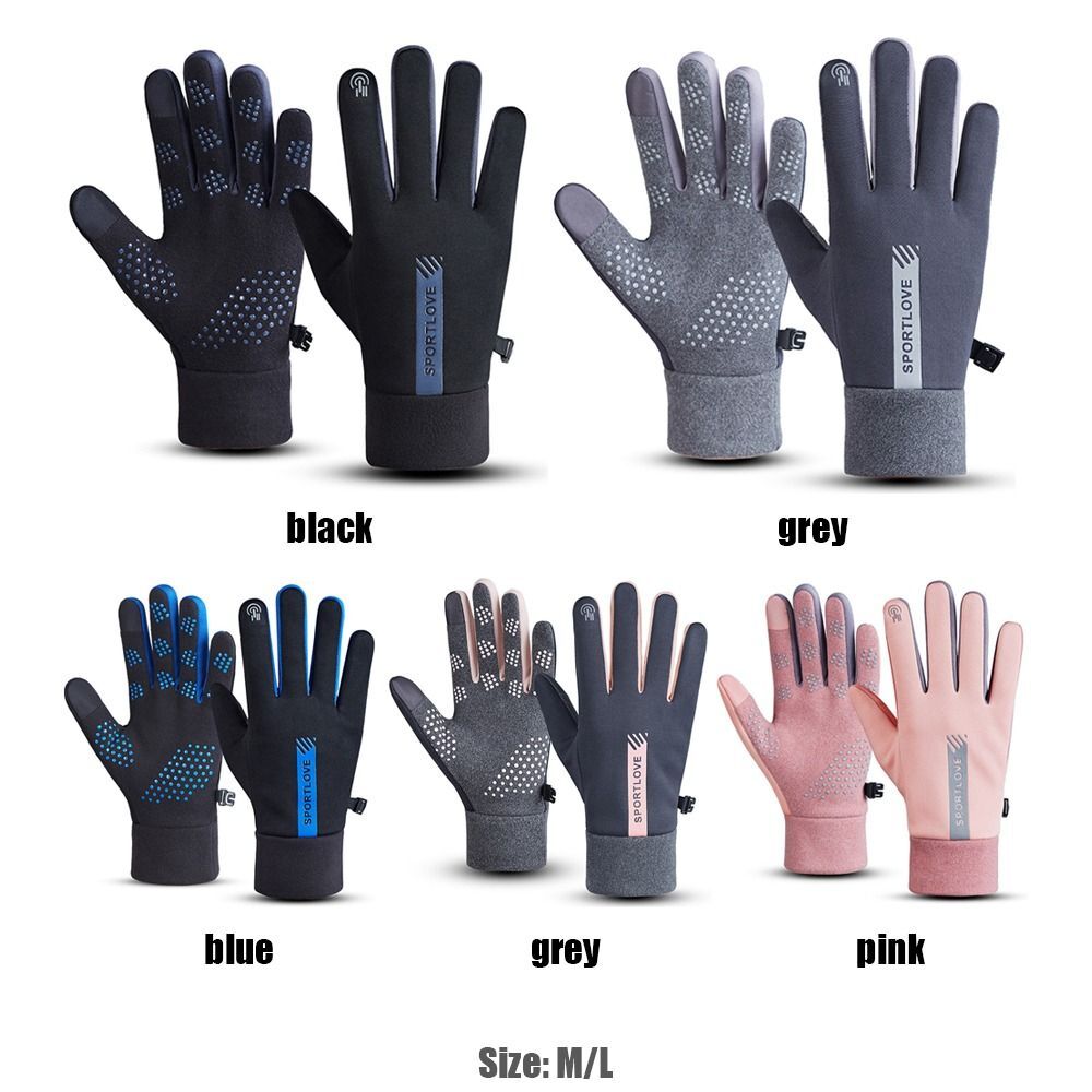 Screen Riding Cycling Cold Proof Windproof Winter Gloves Full Finger ...