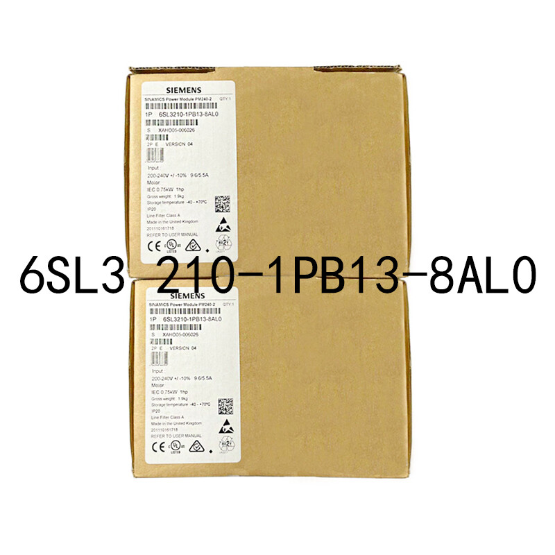 1 piece Siemens SINAMICS PM240-2 6SL3210-1PB13-8AL0 FREQUENCY CONVERTER ...