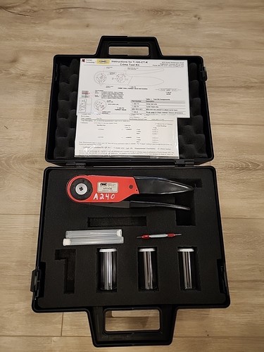DMC 180 Daniels Mfg Tool Kit Aviation Crimper Orig Case Vermont Gauge ...