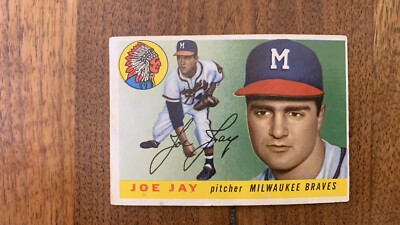 1955 Topps Set-Break #134 Joey Jay Milwaukee Braves | eBay