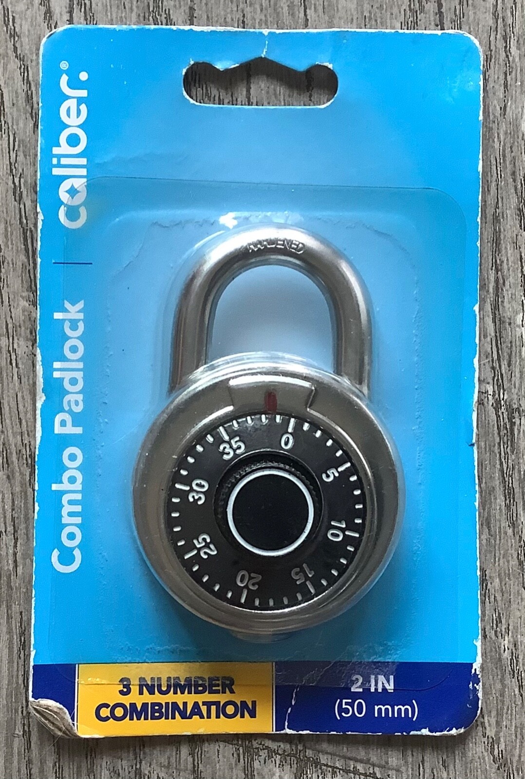 CALIBER COMBO PADLOCK 3 NUMBER COMBINATION PAD LOCK 2 in (50 mm) | eBay