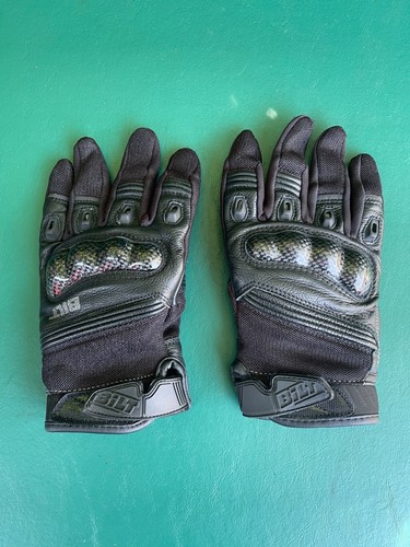 BILT Motorcycle Gloves Knuckle Guards Women's Size L Black | eBay