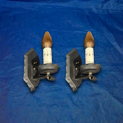 Antique Pair Mission Gothic Sconces Rare 22i | eBay