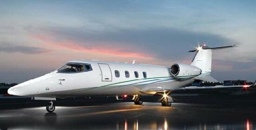 Learjet 55C Airplane Desk Wood Model Small New | eBay