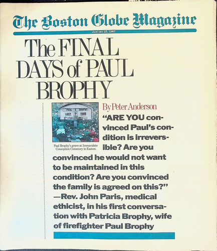Boston Globe Magazine January 25 1987 Paul Brophy Gloria Steinem Jane ...