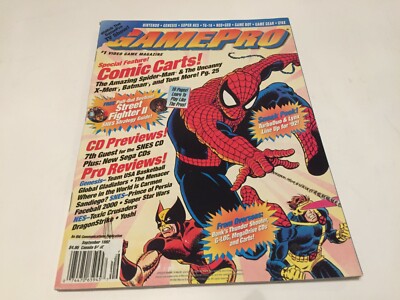 GAMEPRO MAGAZINE SEPTEMBER 1992 IN FANTASTIC CONDITION! SUPER CLEAN ...