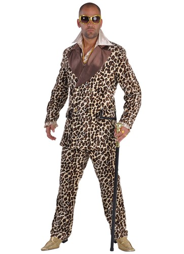 Deluxe Leopard Print Furry PIMP, Huggy Bear Suit XS-XXL | eBay