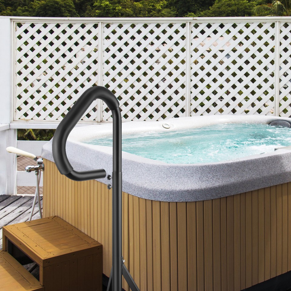 VEVOR Hot Tub Handrail Spa Side Handrail 360 Rotatable 35"-57 ...
