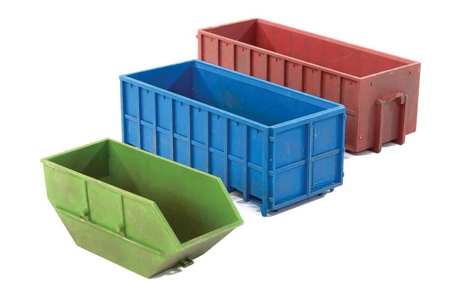 Walthers HO Scale Kit Industrial Dumpsters | eBay
