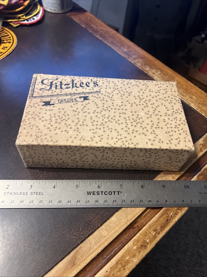 Vintage Early Cardboard Candy Box York Pa Fitzkee’s Chocolates | eBay