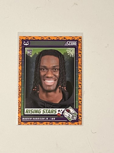 MARVIN HARRISON JR. 2024 Score-A-Treat Rising Stars ORANGE PUMPKINS ...