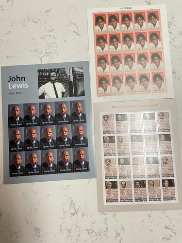 Barbara Jordan,J.Lewis & Undergrond Railroad US stamp Lot Free Shipping ...