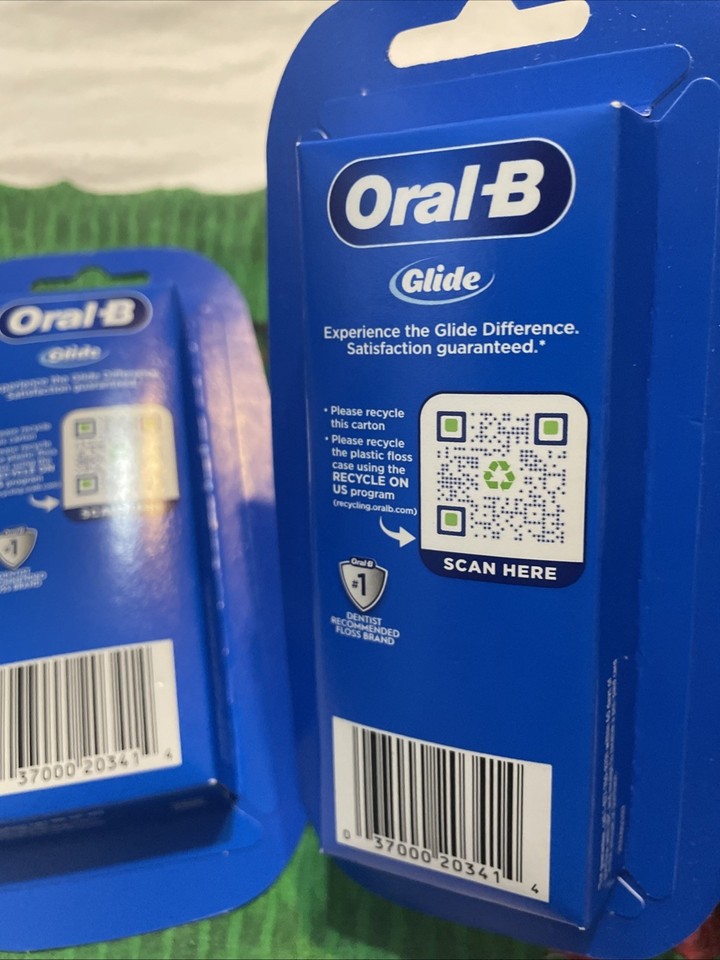 3 Twin Packs ~Oral B Glide Glide Comfort Plus Floss Mint Floss Gentle ...