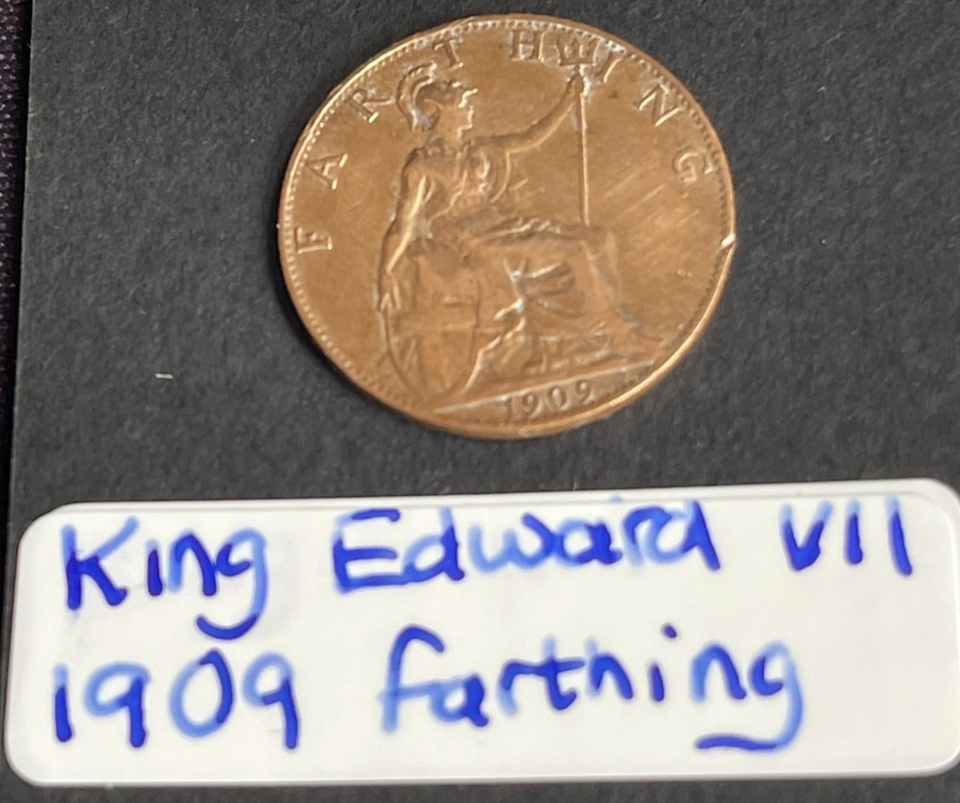 KING EDWARD VII FARTHING COIN 1909 | eBay UK