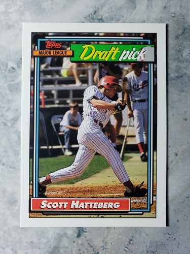 1992 Topps Baseball Card Scott Hatteberg Rookie Boston Red Sox #734 A56 ...