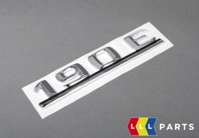 NEW GENUINE MERCEDES BENZ MB C CLASS W201 190E REAR TRUNK EMBLEM BADGE ...