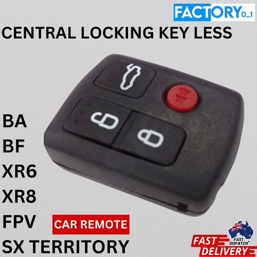Ford Remote Control Aftermarket Central Locking Key less Ba Bf Falcon ...