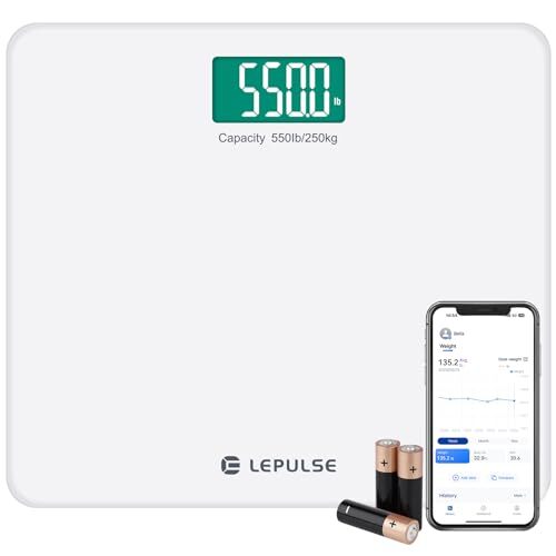 Scale for Body Weight, 550 lb Digital Bathroom Smart Scales BMI Weights ...