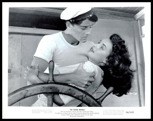 1954 JOHN AGAR & ROSEMARIE STACK In THE GOLDEN MISTRESS Vintage ...
