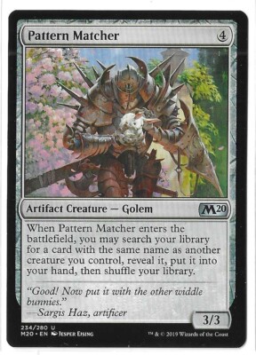 MTG Pattern Matcher Core Set 2020 (M20) Uncommon Magic Card #234/280 ...