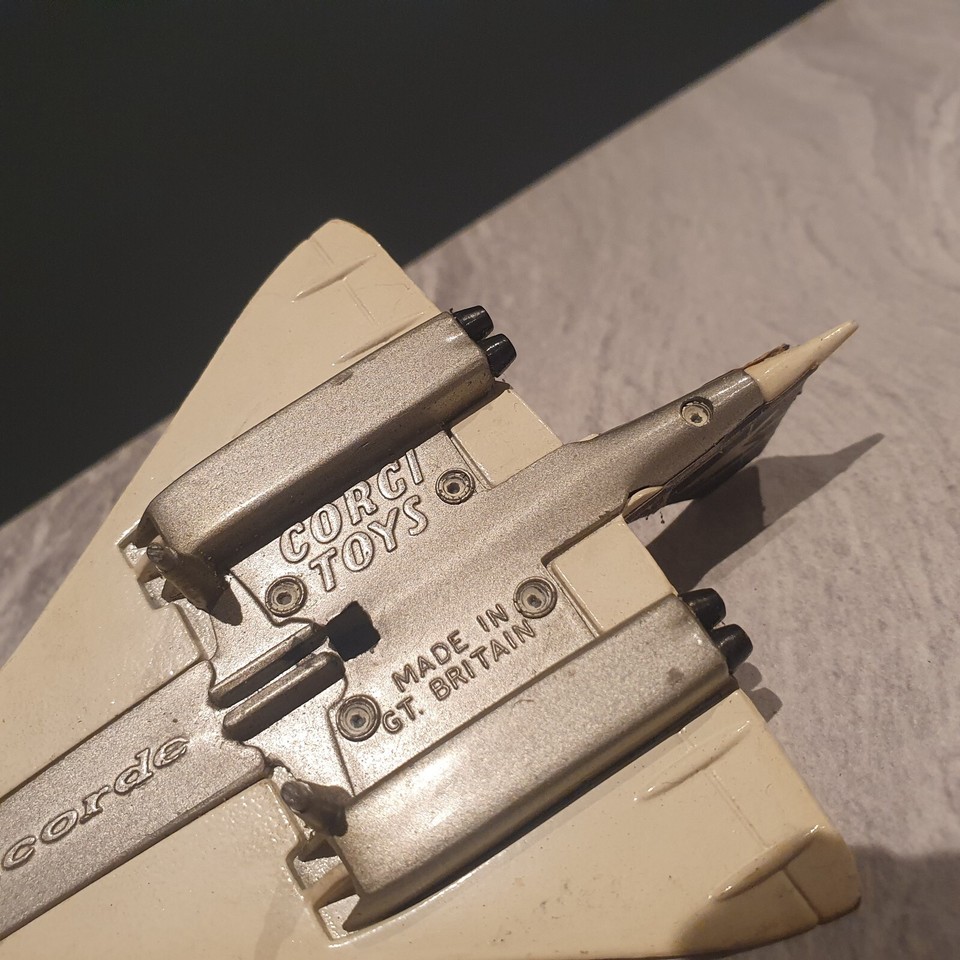Corgi Toys Boac Concord Made in Gt Britain Vintage Old Used Rare Free ...