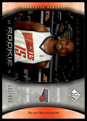 2005-06 SP Authentic #134 Alan Anderson #/999 | eBay