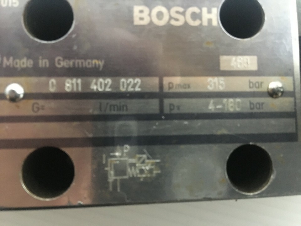 BOSCH 0-811-402-022 PROPORTIONAL SOLENOID VALVE (USED) | eBay