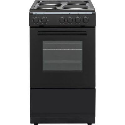 Electra SE50B/1 50cm Free Standing Electric Cooker with Solid Plate Hob ...