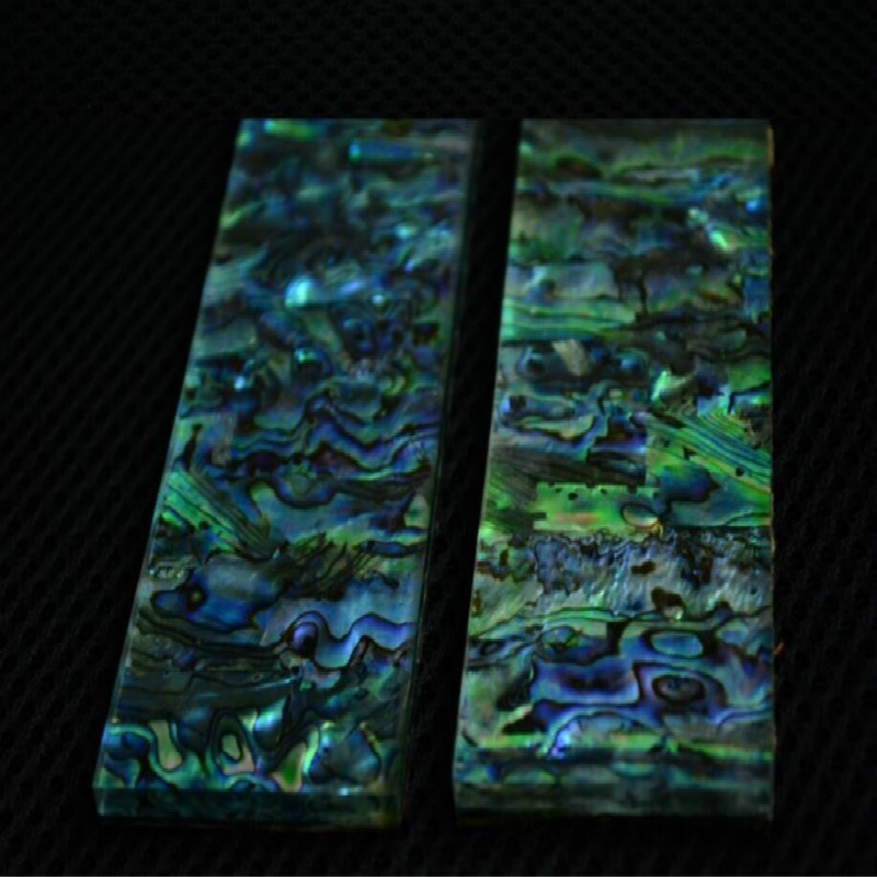 1x Abalone Shell Acrylic Slab Handle Turning Blank Knife Carved DIY ...