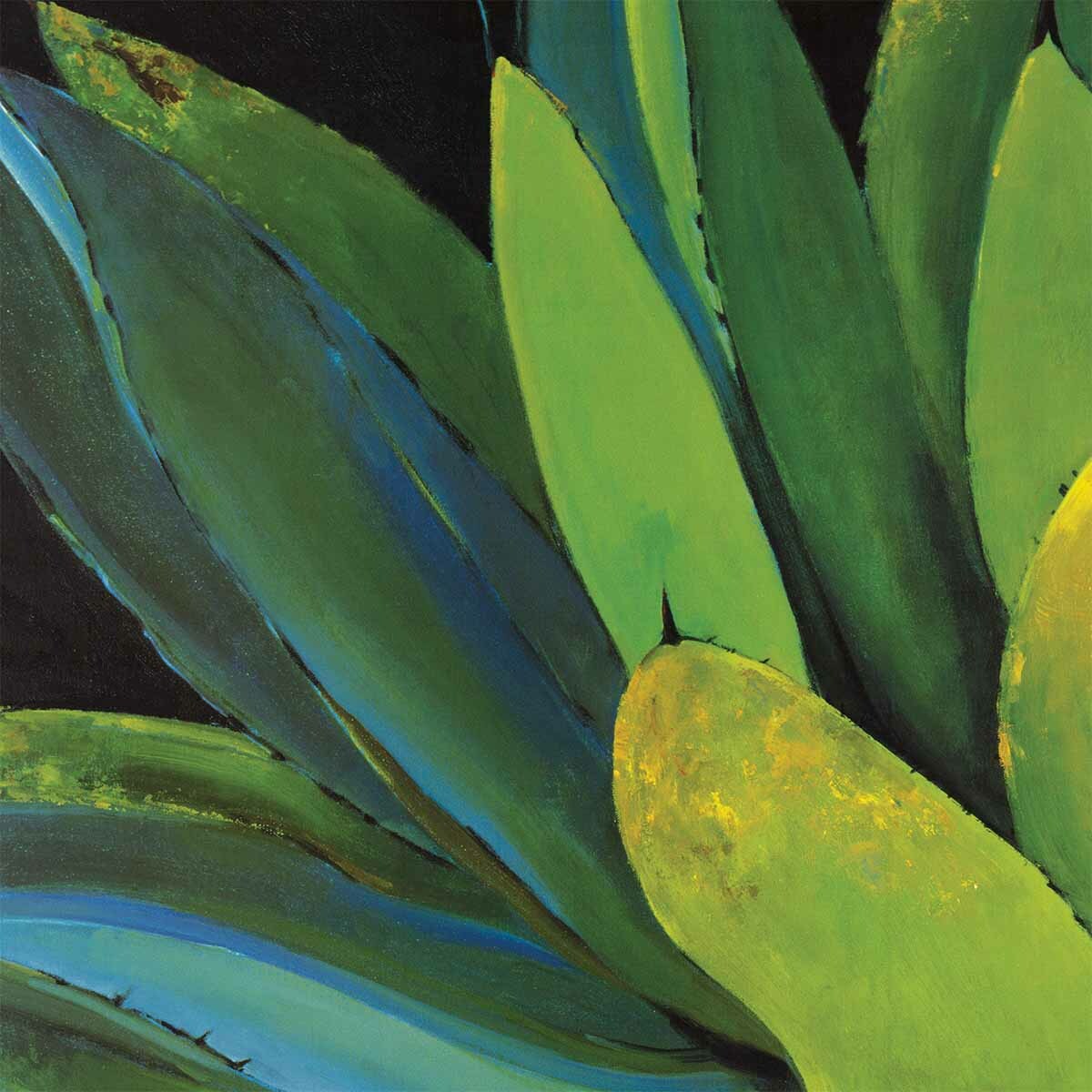 40W"x40H" AGAVE by JILLIAN DAVIS DESIGN - TROPICAL LEAVES - CHOICES of ...
