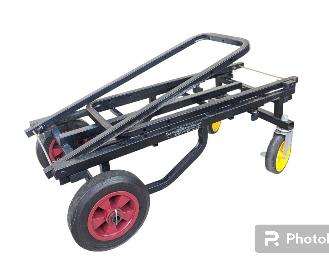 Jam Stands Karma DJ Equipment Dolly Cart Utility Metal W Wheels ...