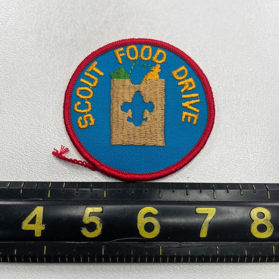BLUE VERSION SCOUT FOOD DRIVE BOY SCOUTS Patch K048 | eBay