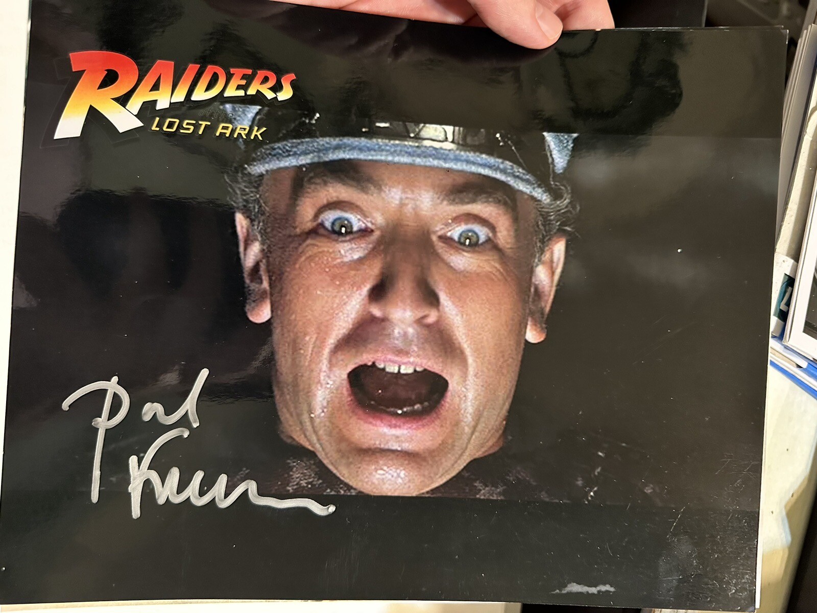 signed photo 8x10 Raiders Of The Lost Ark Paul Freeman Beckett Coa ...