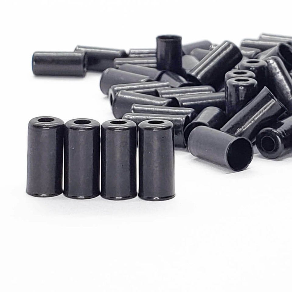 Sunlite Brake Cable Ferrules 5mm (Brake) - Black Aluminum | eBay