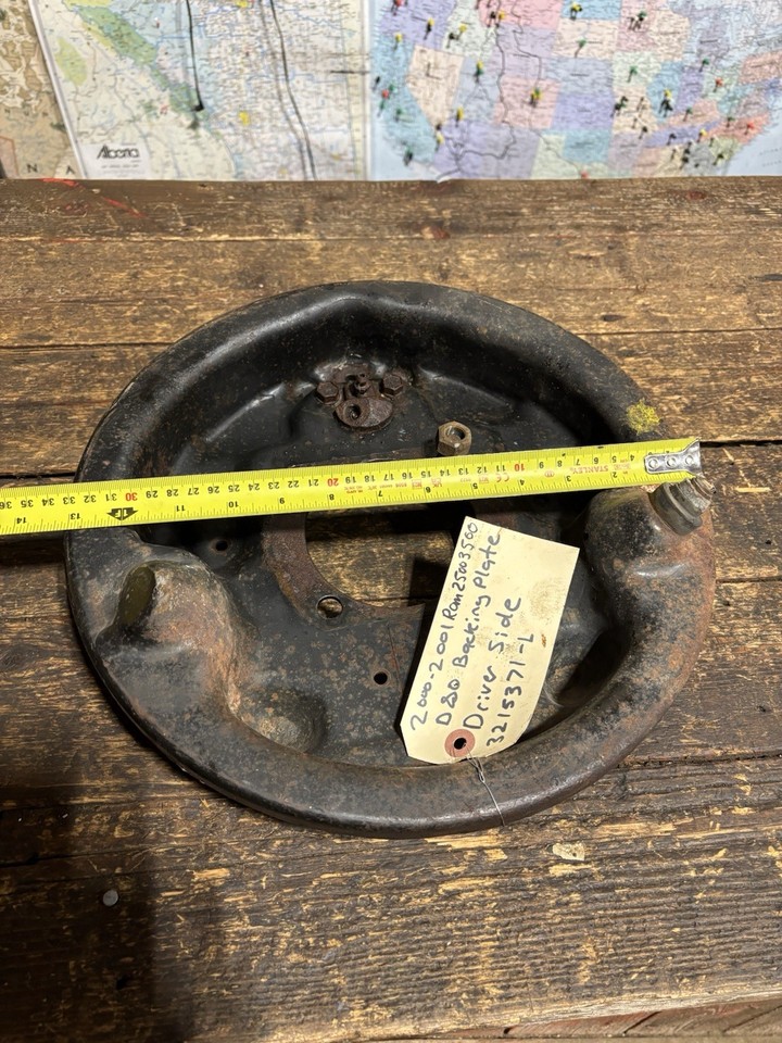 2000 2001 DODGE RAM 2500 Or 3500 DANA 80 DRIVER SIDE BACKING PLATE ...