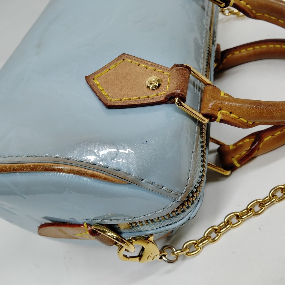 Louis Vuitton LV Hand Bag M83000 Nano Speedy light blue Monogram ...