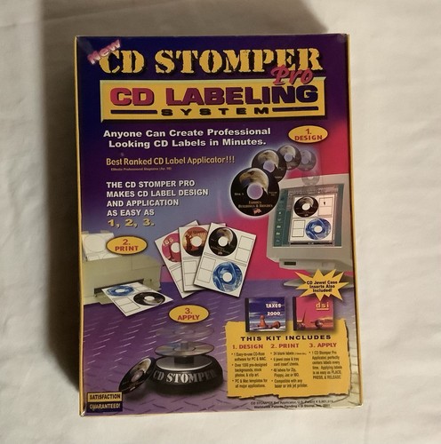 CD Stomper Pro CD Labeling System Kit Brand New Sealed Package | eBay