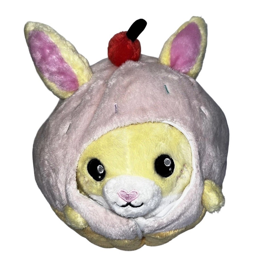 Squishable Mini Bunny Cupcake Plush Detachable Costume 10” Yellow Pink ...