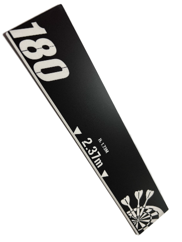 Travel Darts Oche portable throw line toe line for throw mat brand new ...